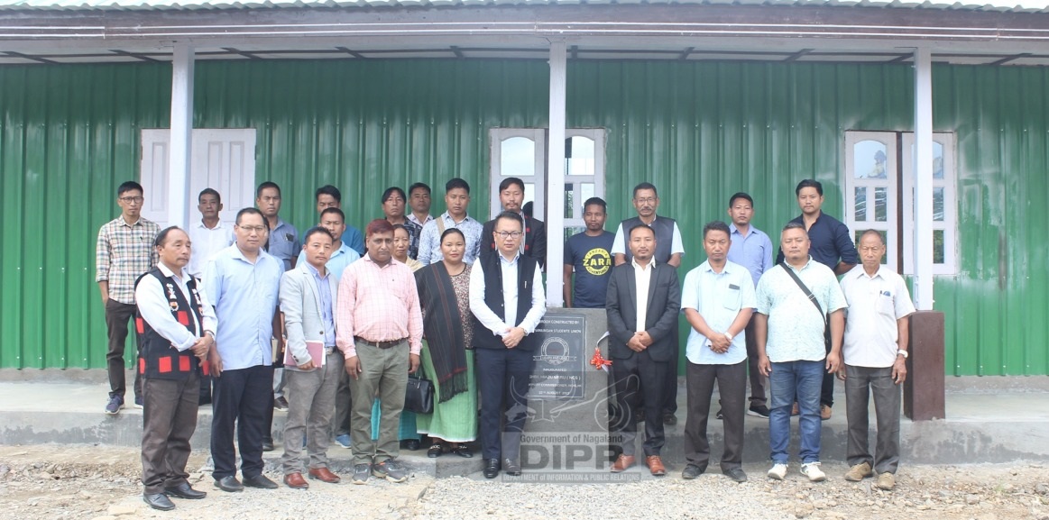 CLASSROOMS INAUGURATED AT GHSS NOKLAK | DIPR Nagaland-Department of ...