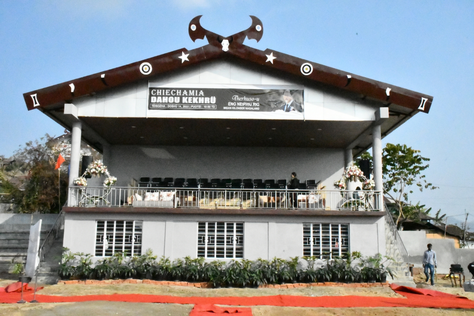 CM NEIPHIU RIO INAUGURATES CHIECHAMA VILLAGE AMPHITHEATER | DIPR ...